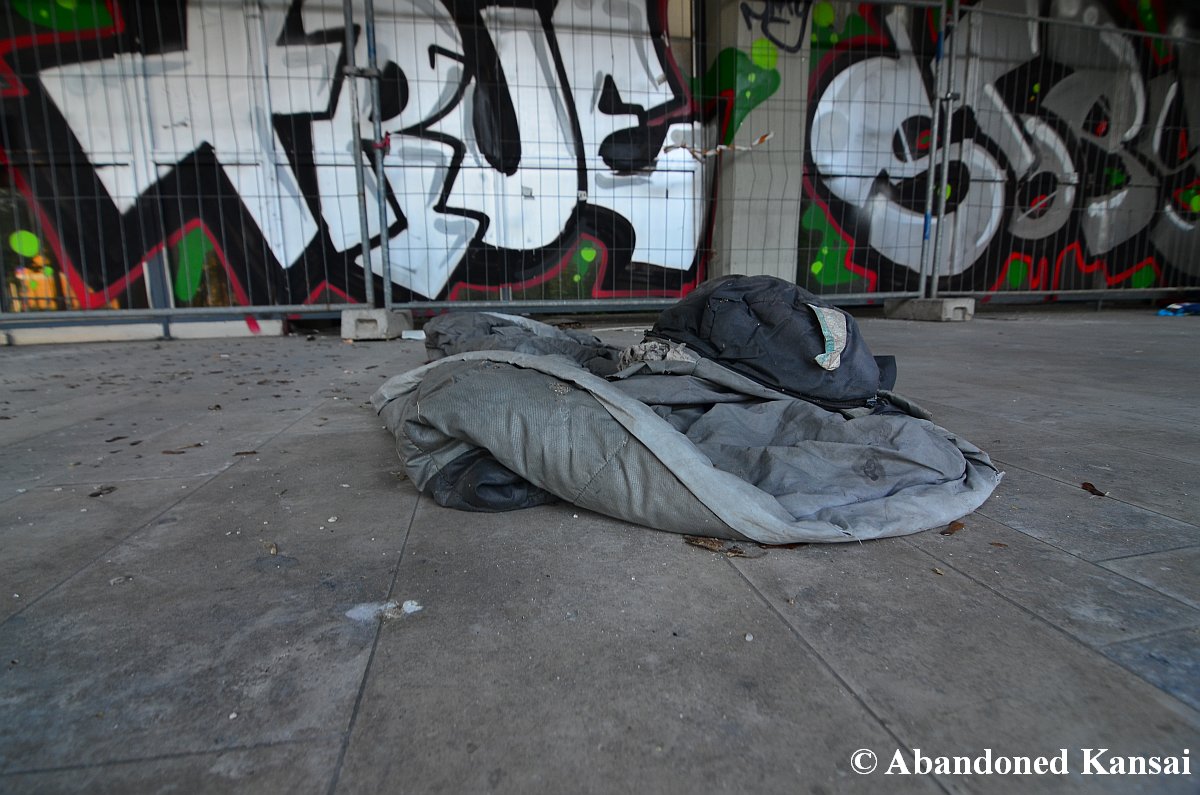 Abandoned Jacket, Probably Of A Homeless Person | Abandoned Kansai