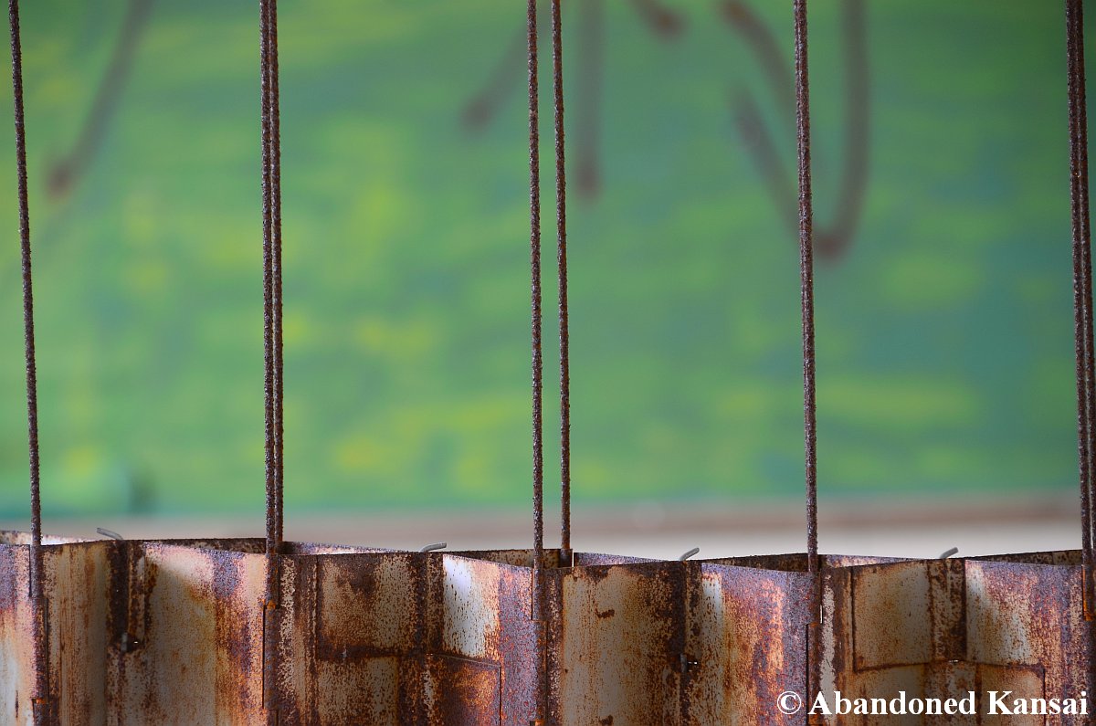 Rusty Classroom Partitioner | Abandoned Kansai